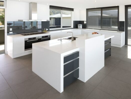 Vicostone Silver White BQ400 - CÔNG TY TNHH ĐẦU TƯ VÀ THƯƠNG MẠI DREAM HOME